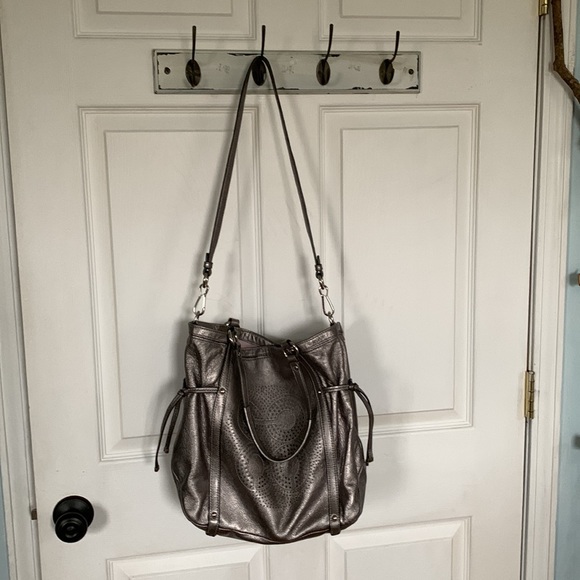 Coach | Bags | Coach Bag Pewter Crossbody Shoulder Purse | Poshmark